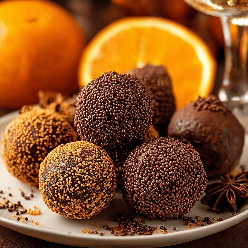 Festive Orange Chocolate Christmas Truffles – Mary Universe