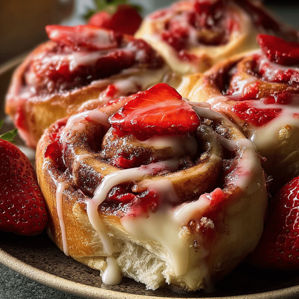 Easy Strawberry Cheesecake Sweet Rolls – Mary Universe