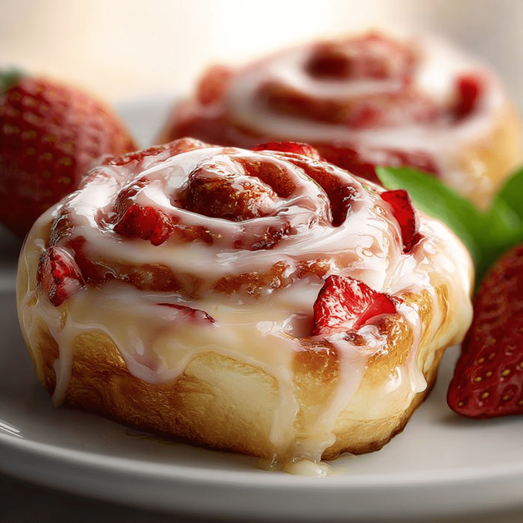 Strawberry Cheesecake Cinnabon Rolls | Delectable Meal – Mary Universe